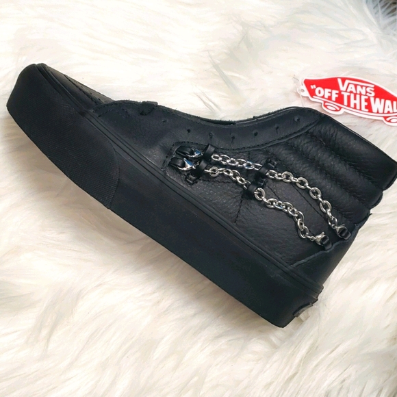 Vans | Shoes | Vans Black Chains Sk8 Hi Platform 2 Sneaker | Poshmark
